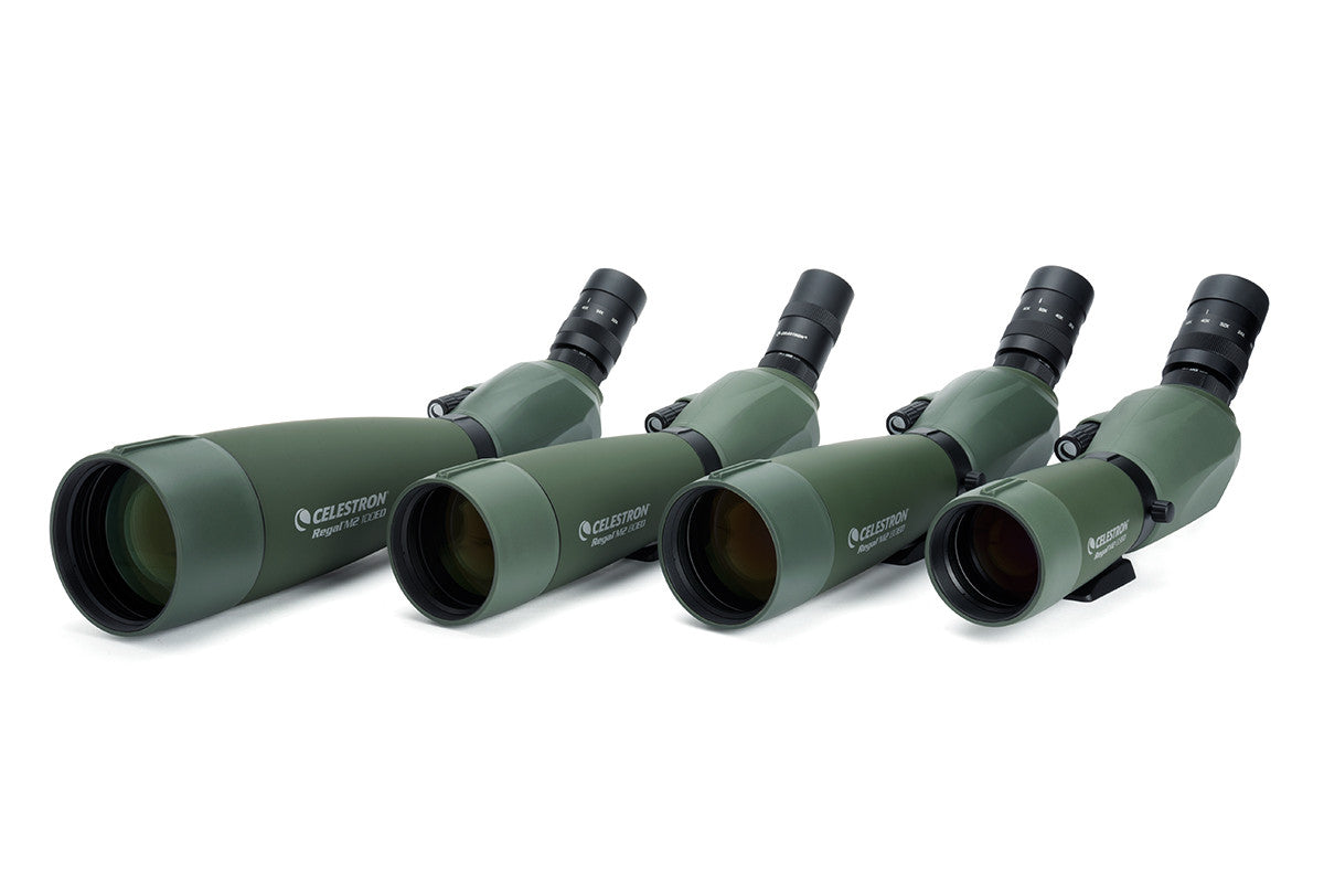27x LER (Long Eye Relief) 80mm Regal M2 Spotting Scope Kit | Celestron