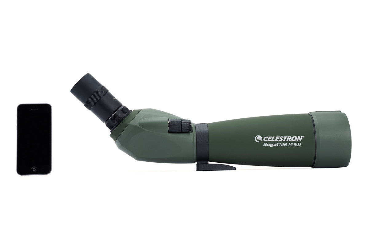 27x LER (Long Eye Relief) 80mm Regal M2 Spotting Scope Kit | Celestron