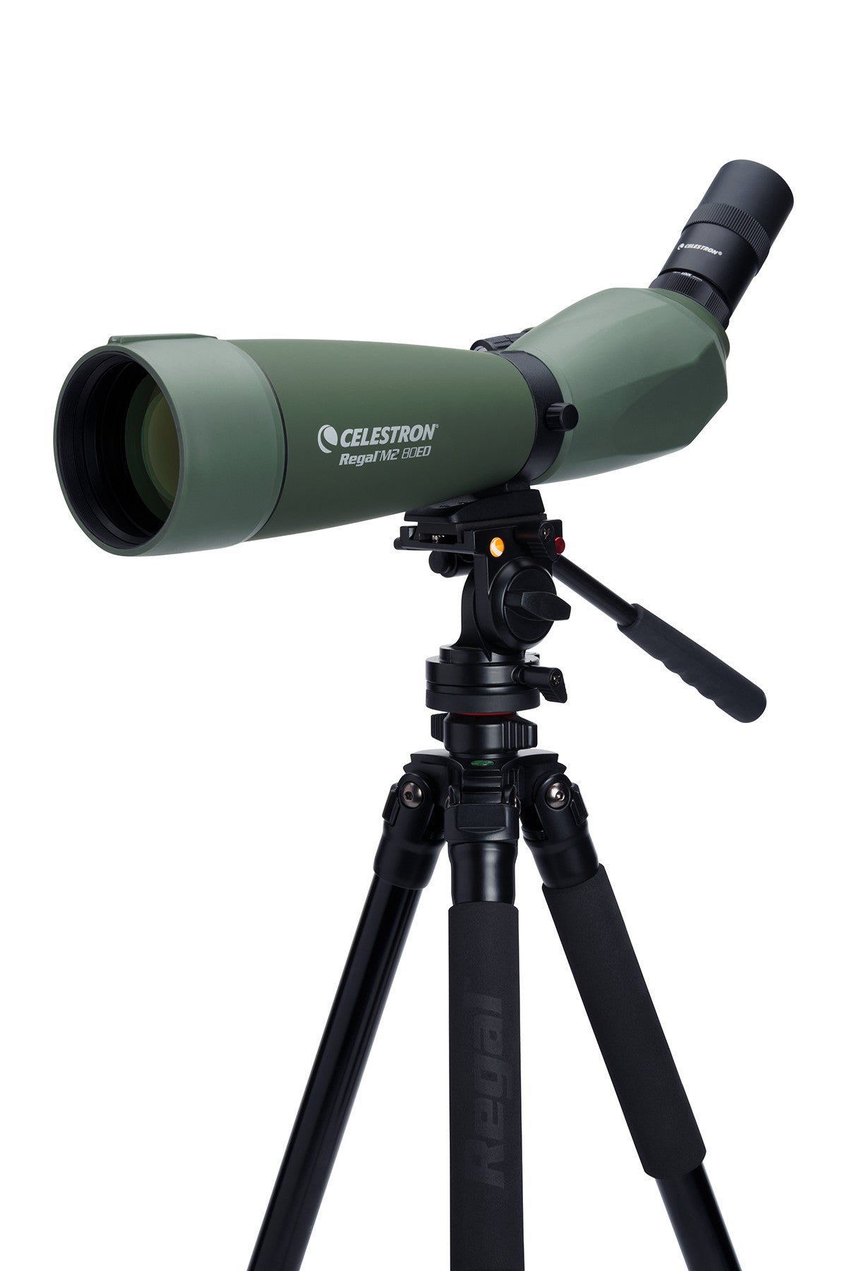 27x LER (Long Eye Relief) 80mm Regal M2 Spotting Scope Kit | Celestron