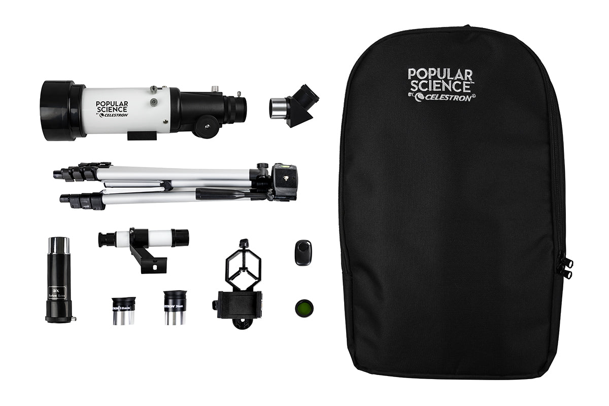 Popular Science by Celestron Travel Scope 70 Portable Telescope | Celestron