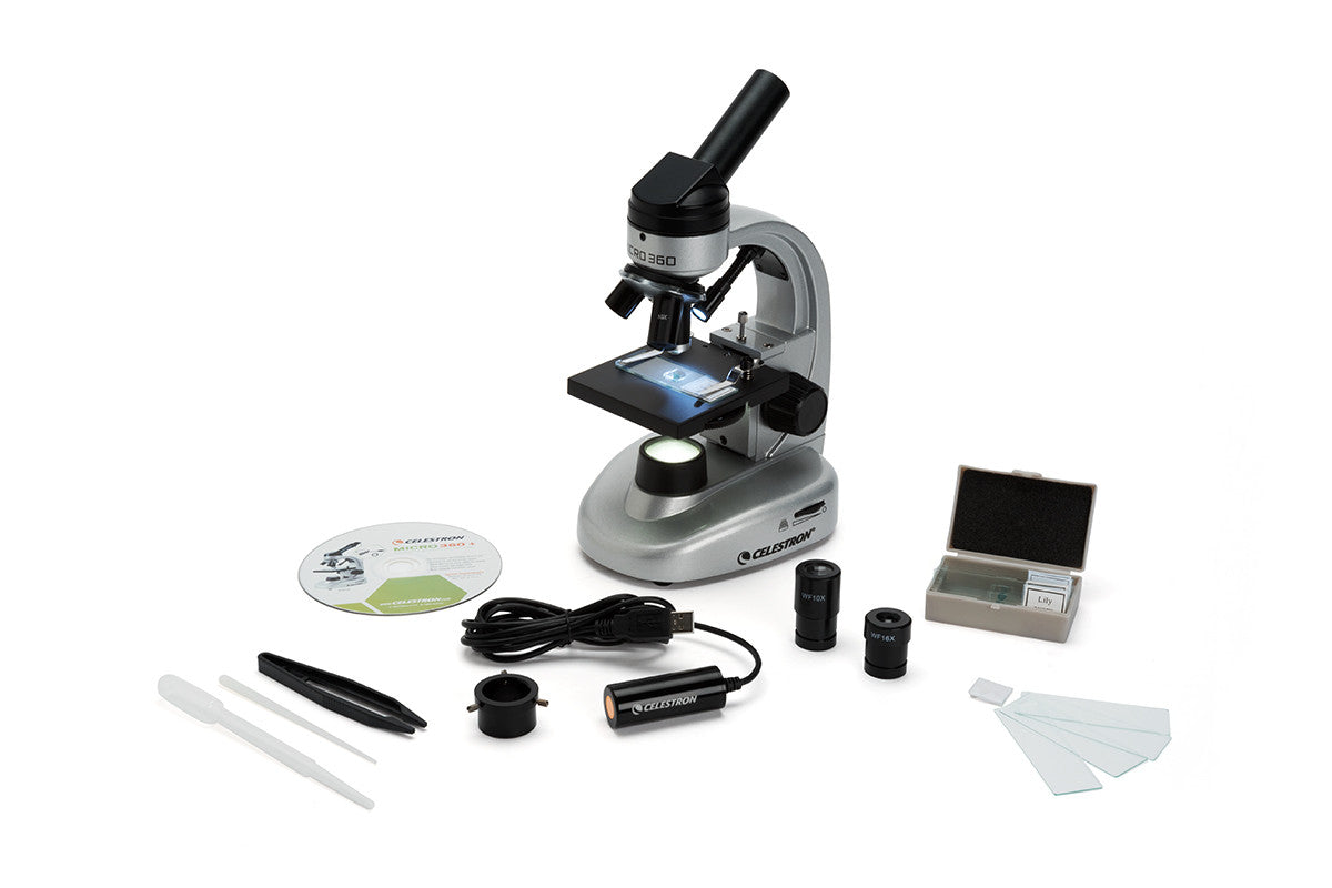 Micro 360+ Microscope with 2 MP Imager | Celestron