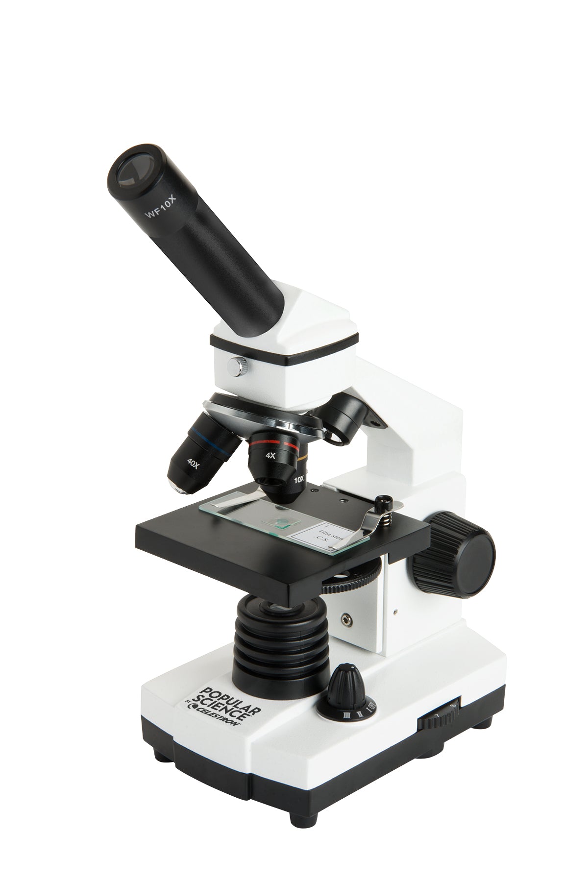 Popular Science by Celestron Labs CM400 Compound Microscope | Celestron
