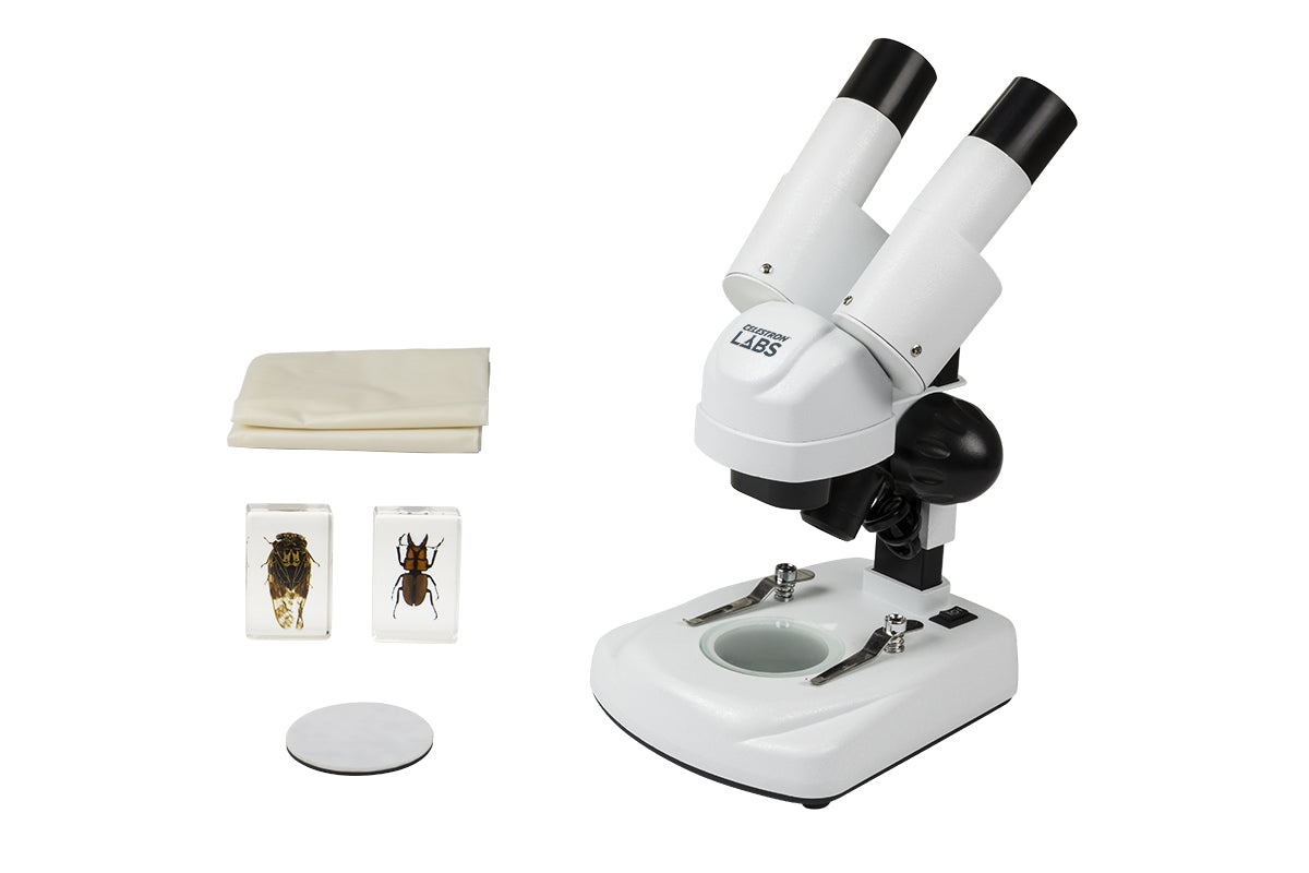 Celestron Labs S20 Angled Stereo Microscope | Celestron